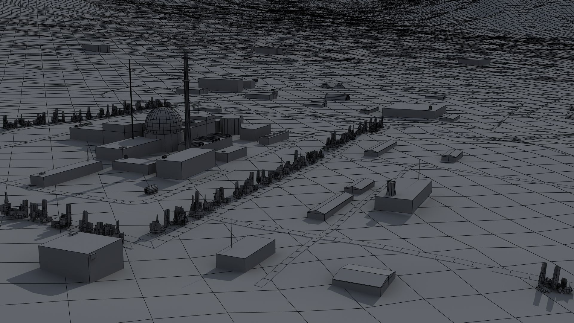 Desert Research Facility 3D model | CGTrader