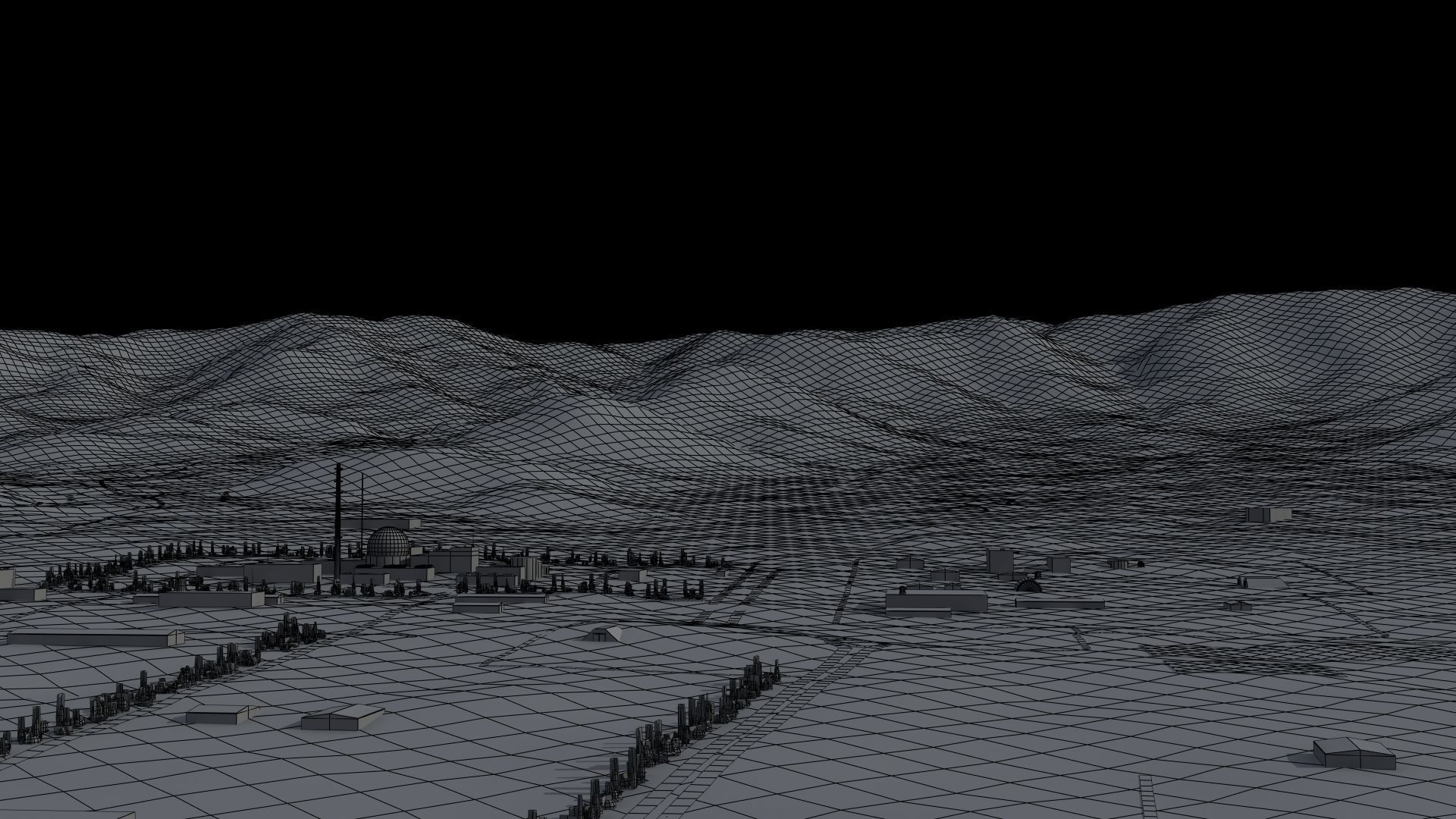 Desert Research Facility 3D model | CGTrader