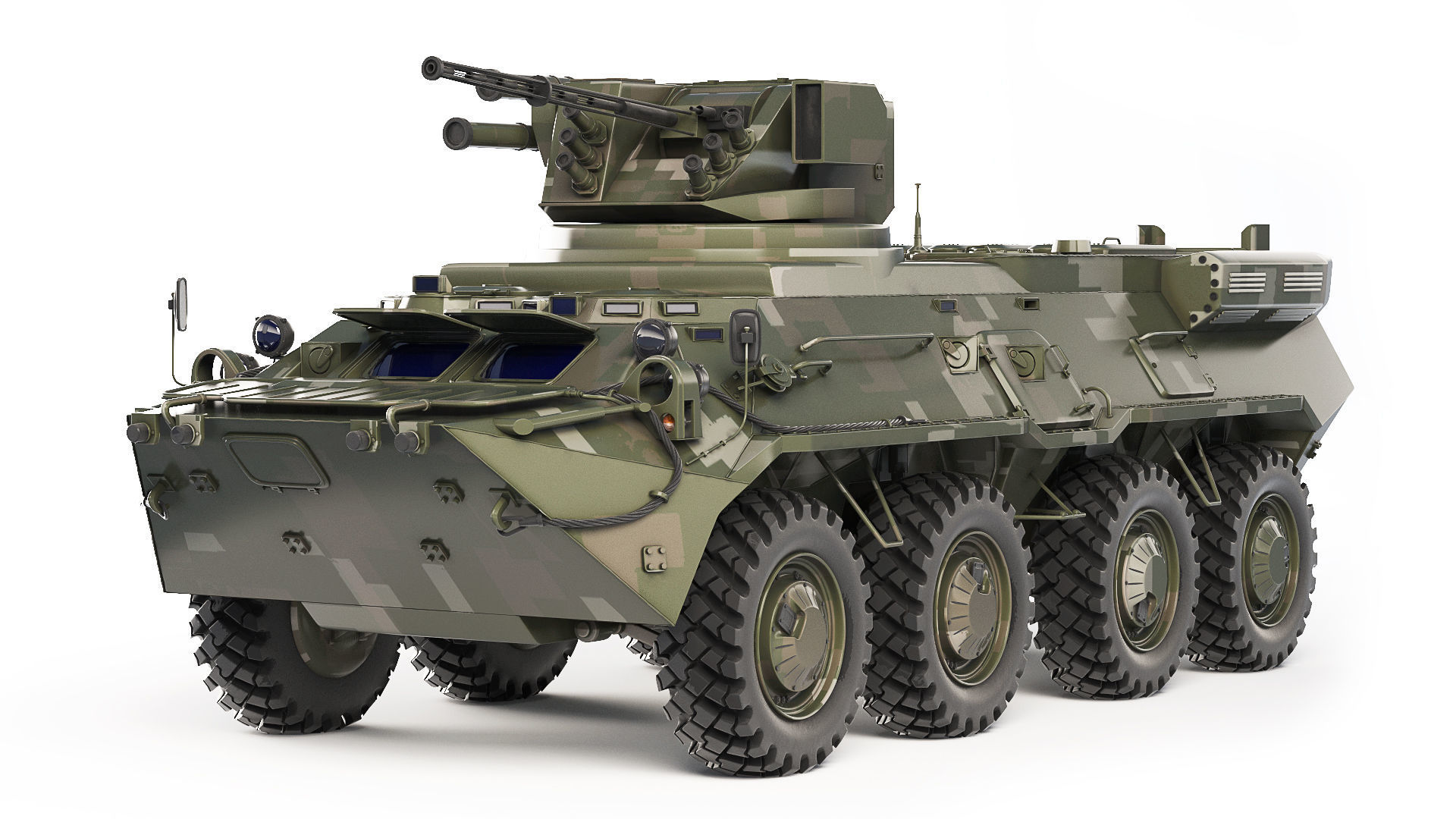 BTR 3E 2002 3D model | CGTrader