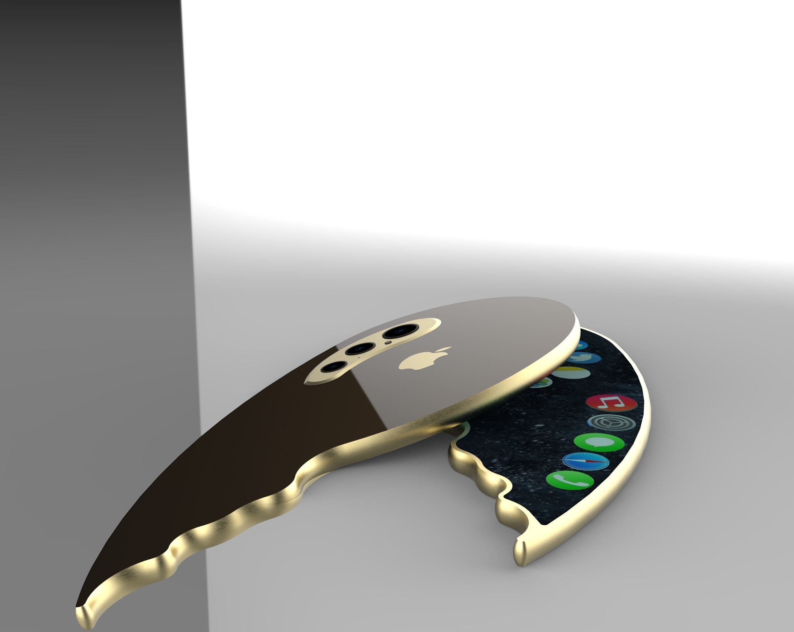 Apple iPhone The Next and Dimensions Low-poly 3D model 3D model | CGTrader