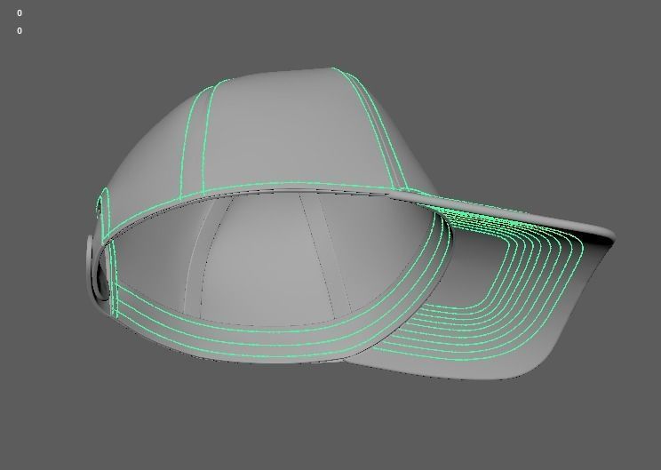 Baseball Cap Trucker 3D model | CGTrader