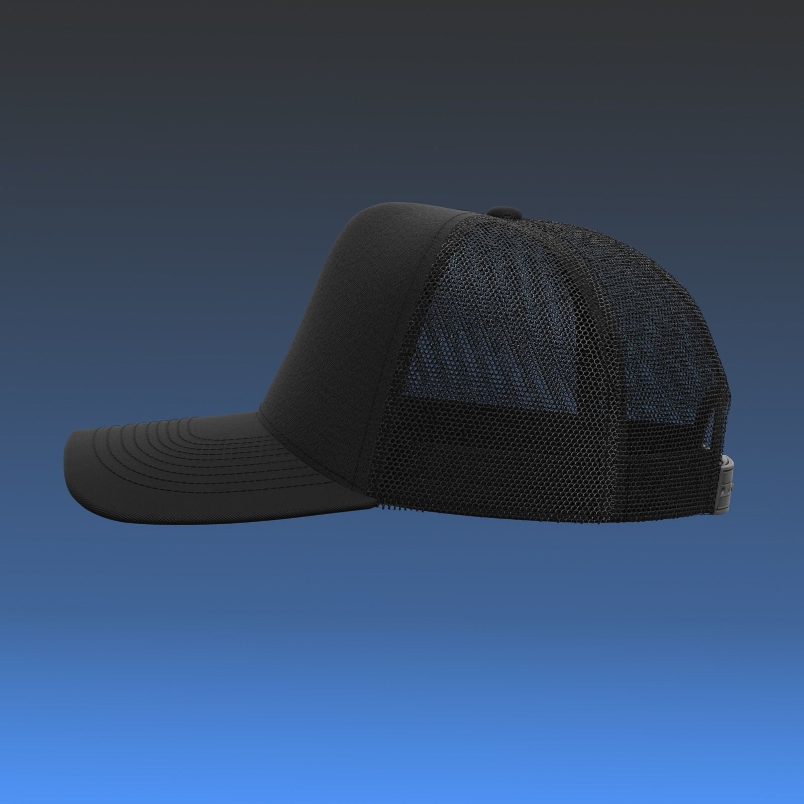 Baseball Cap Trucker 3D model | CGTrader