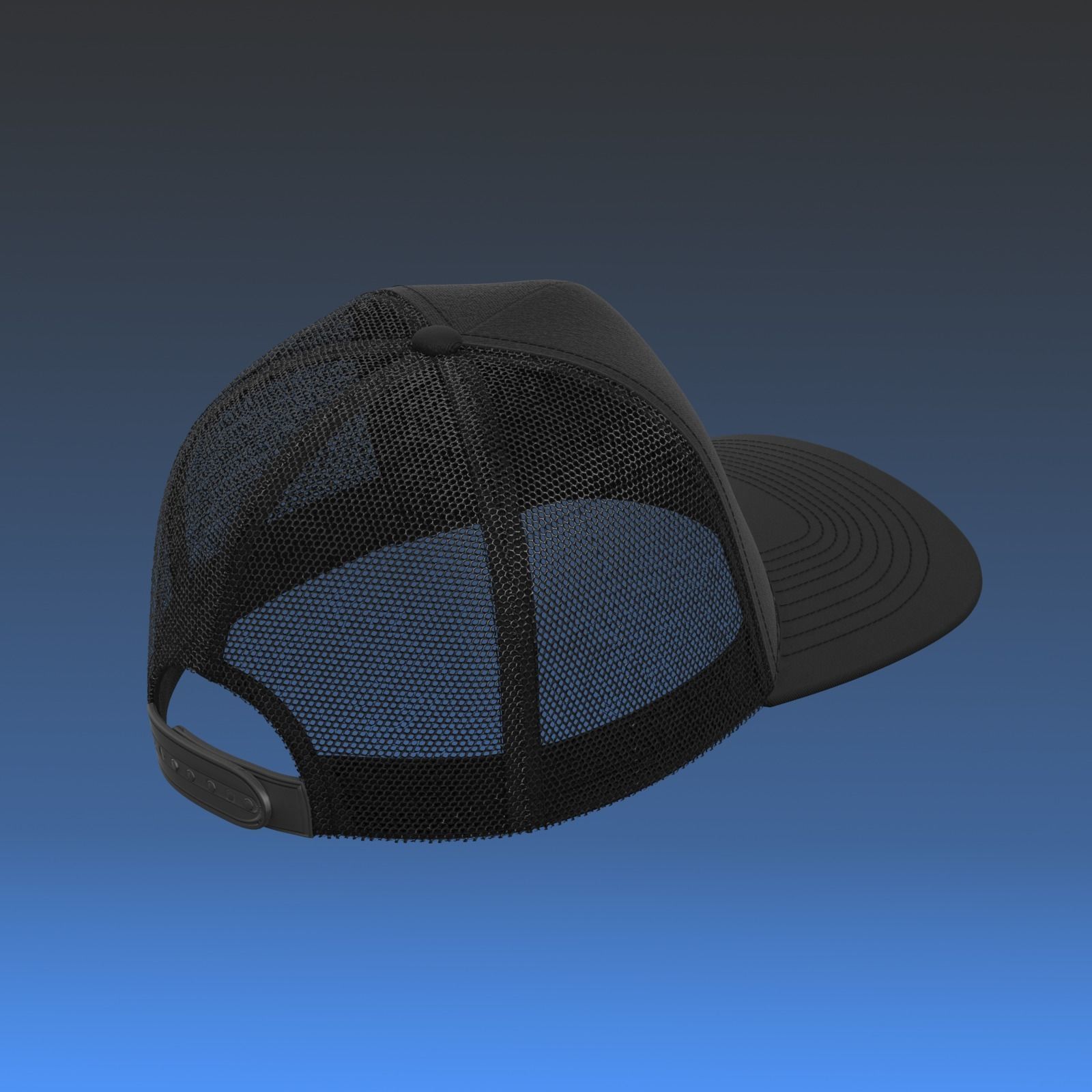Baseball Cap Trucker 3D model | CGTrader