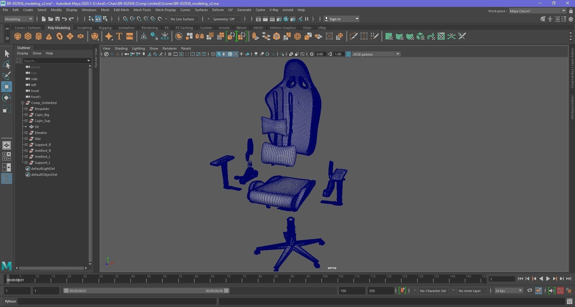 Gaming Chair Design Typ1 free 3D model | CGTrader