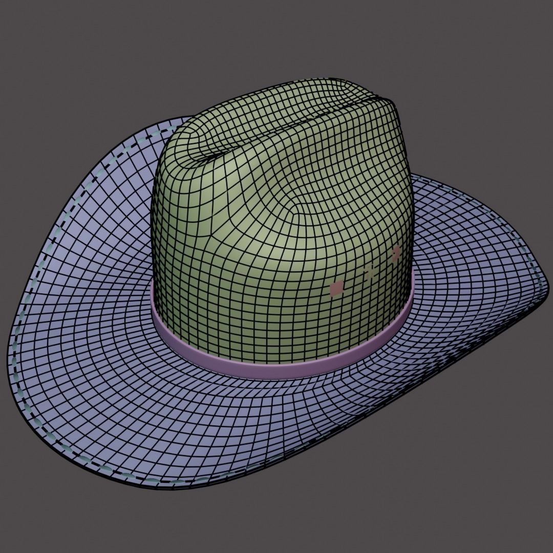 Stetson Western Hat 3D model | CGTrader