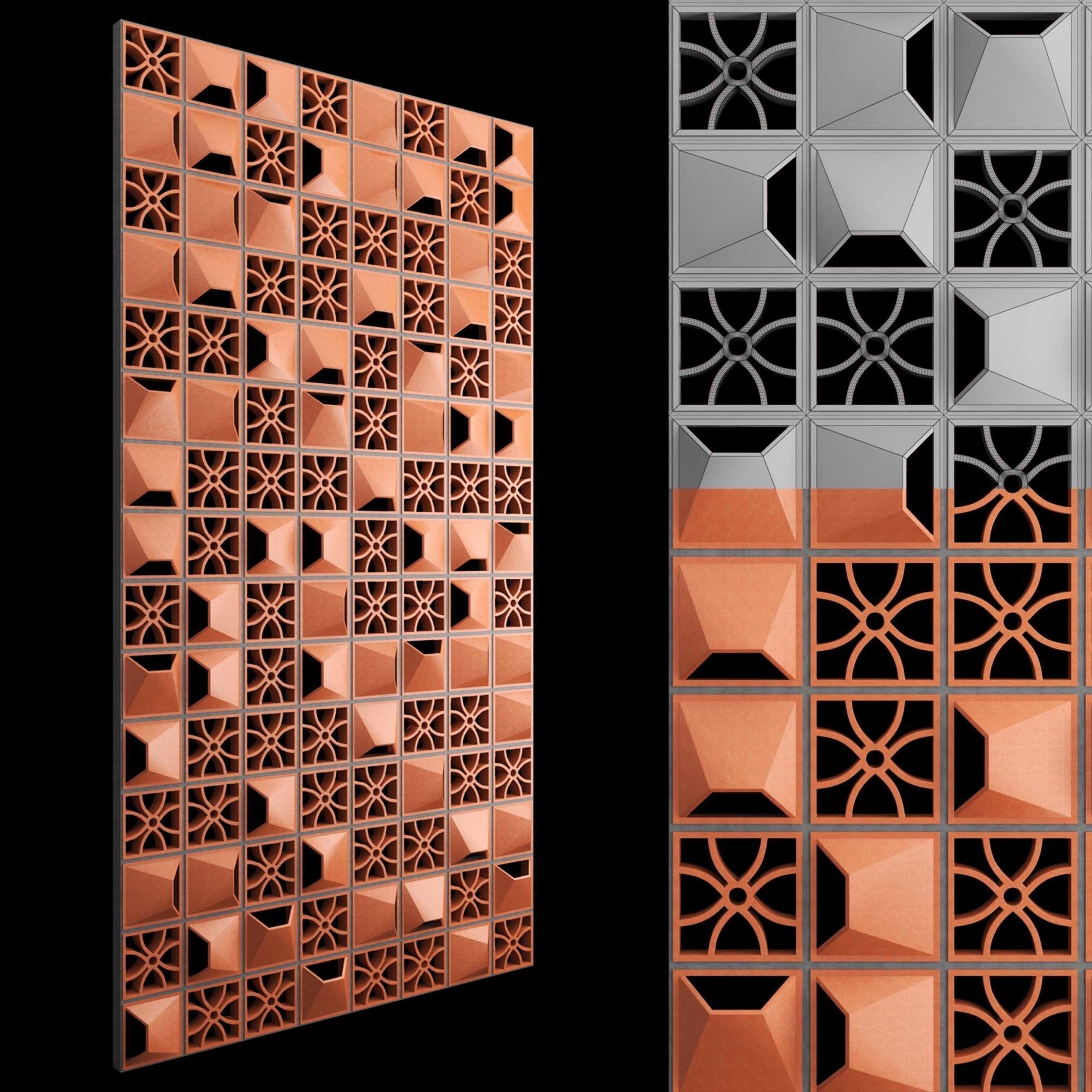Teracoat Elevation tile 3D model | CGTrader