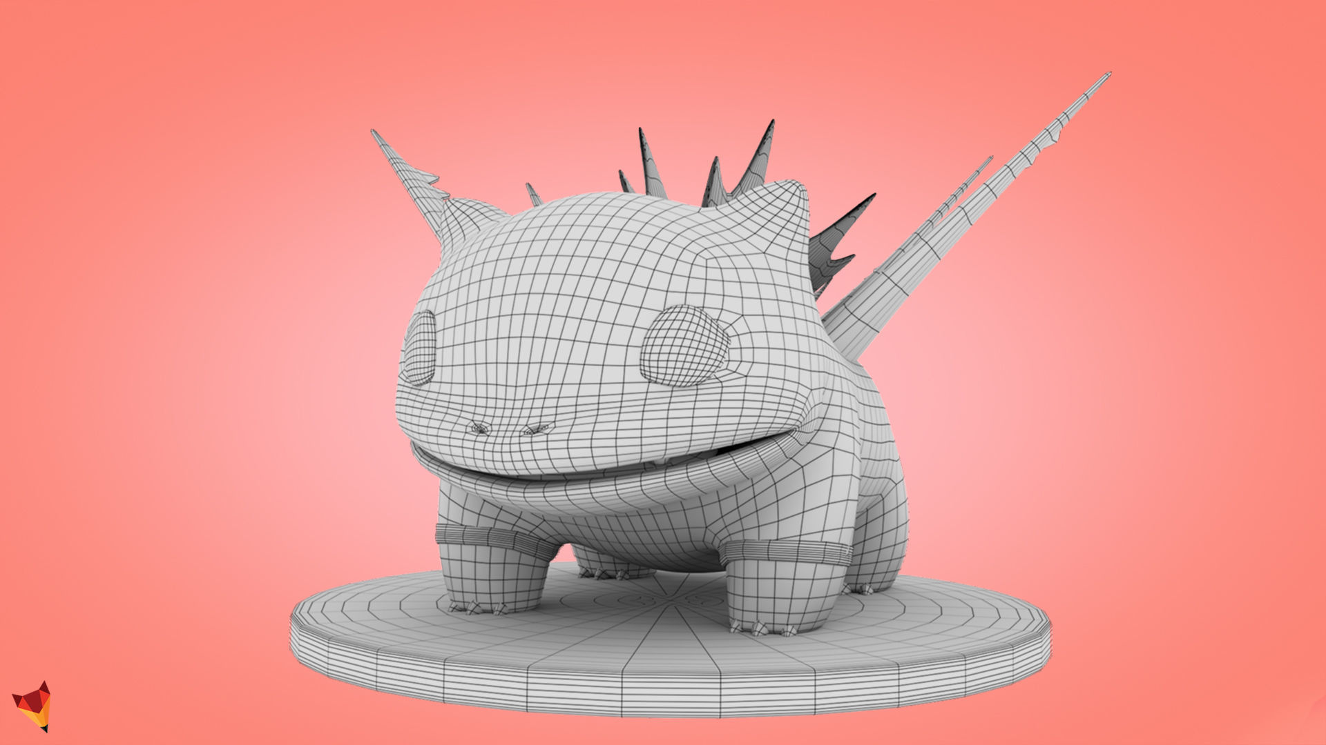 3D model Pokemon Bulbasaur Fighting Concept VR / AR / low-poly | CGTrader