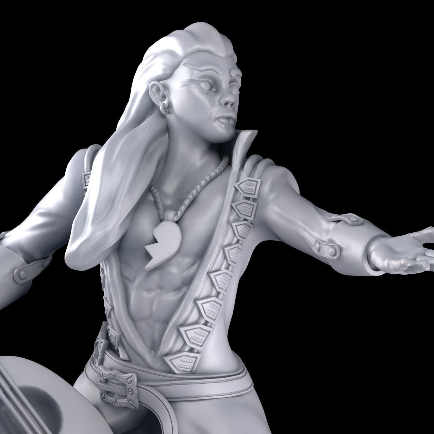 Bard Miniature in 75mm 3D model 3D printable | CGTrader