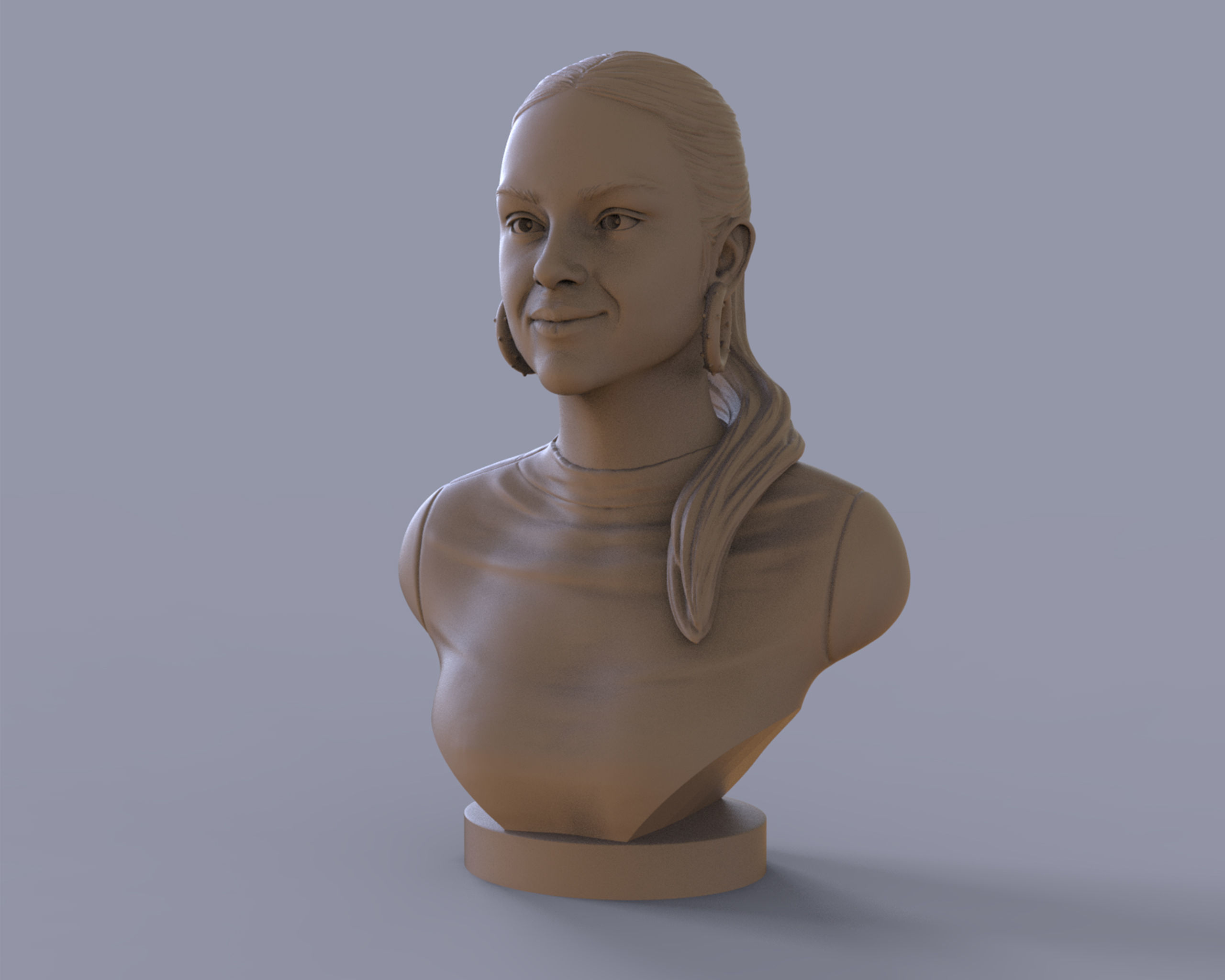 Olivia Rodrigo Bust 3D model 3D printable | CGTrader