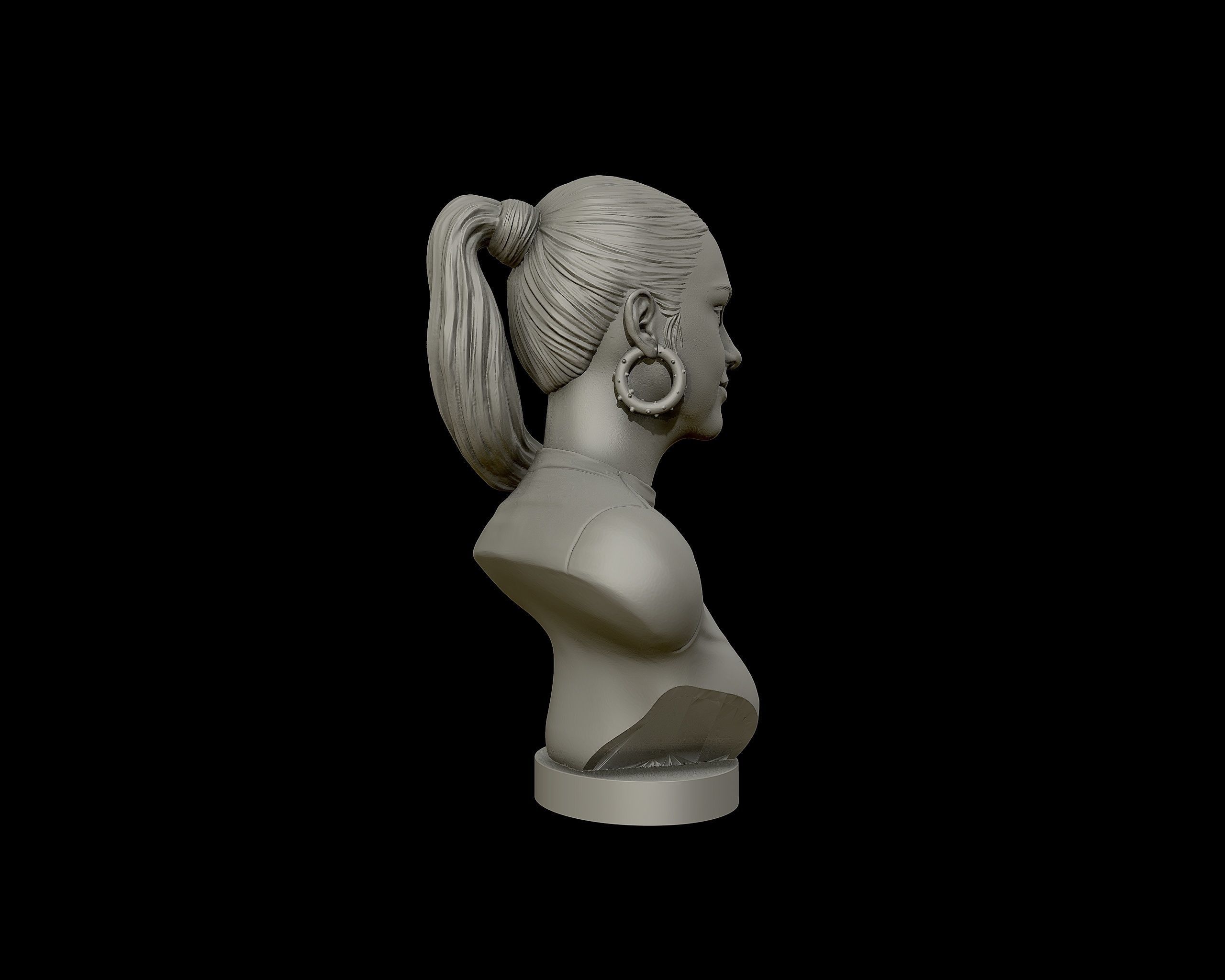 Olivia Rodrigo Bust 3D model 3D printable | CGTrader