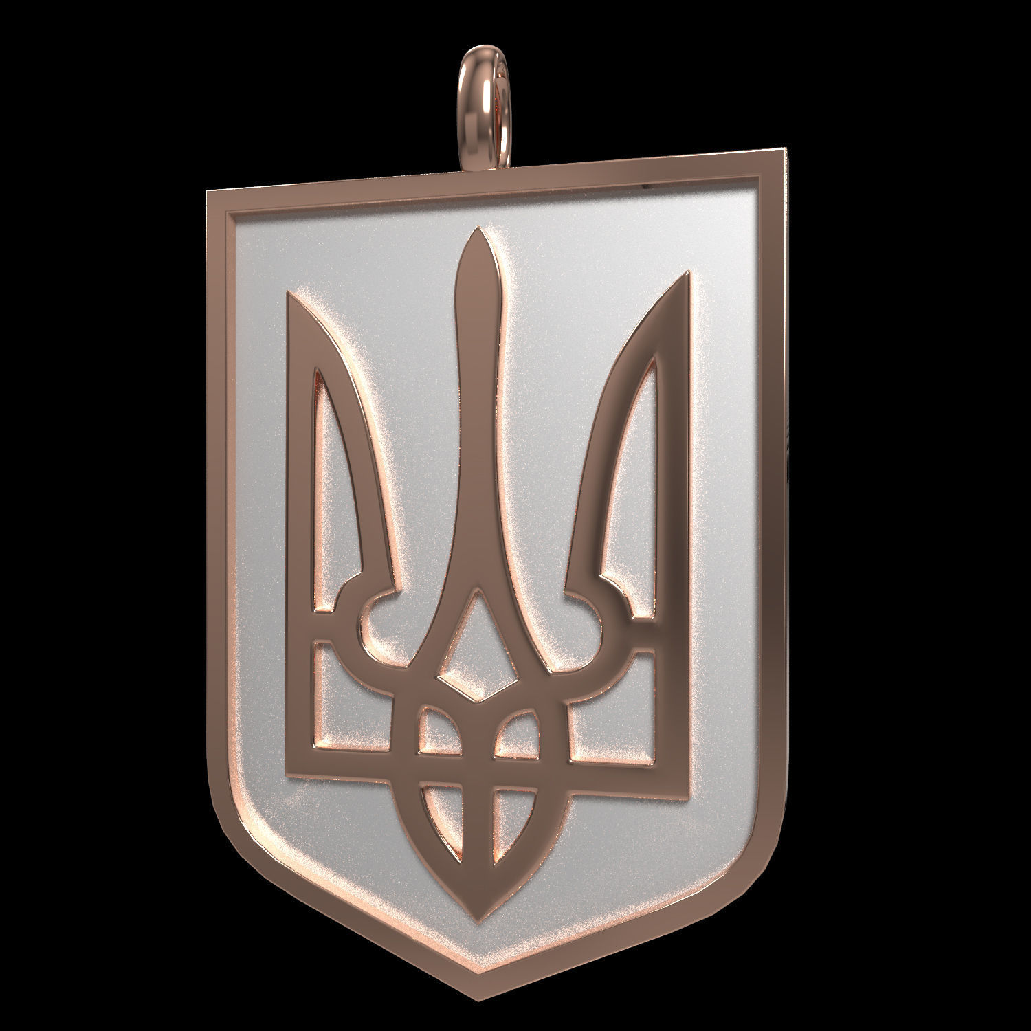 Ukrainian Trident Standart 3D model | CGTrader