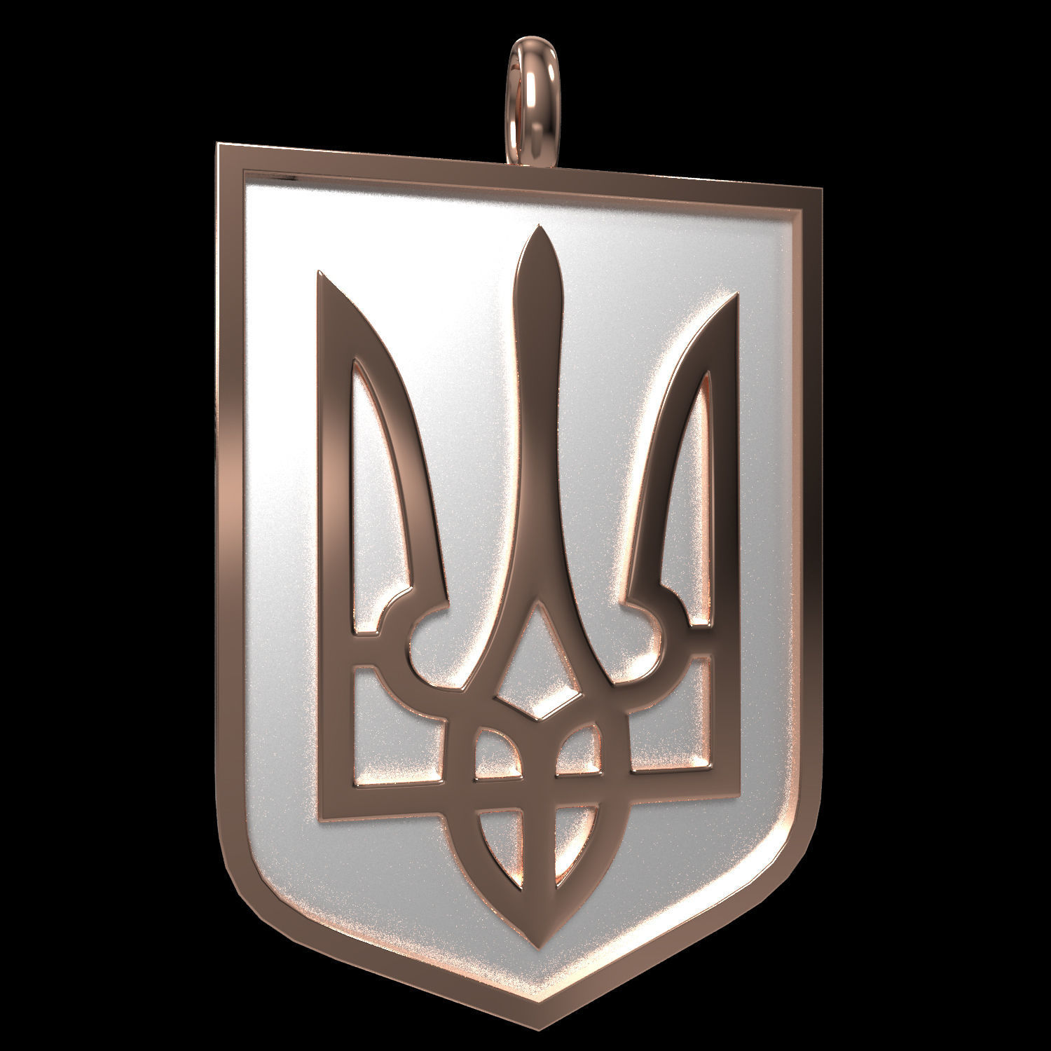 Ukrainian Trident Standart 3D model | CGTrader