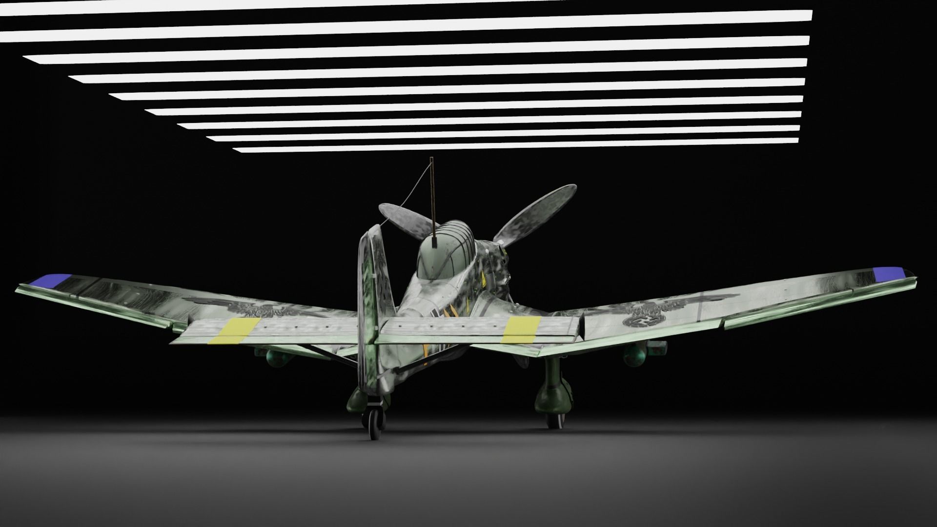 The stuka- Junkers Ju87- Germen WWII fighter airplane free VR / AR ...