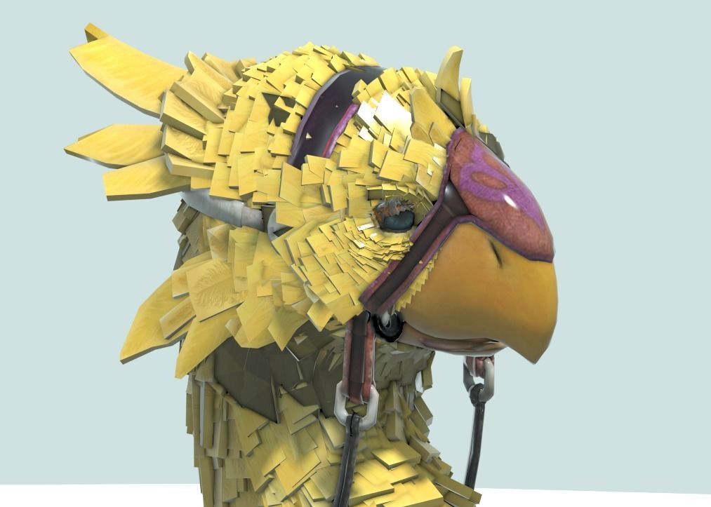 Chocobo Final Fantasy 7 Remake 3D model 3D printable | CGTrader