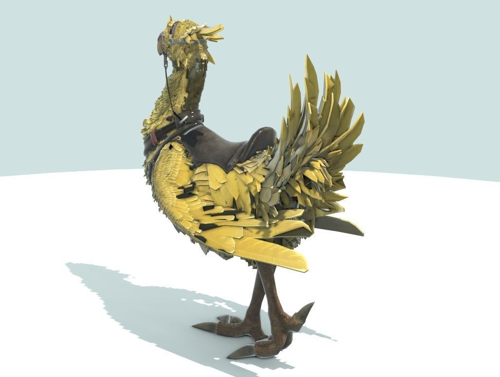 Chocobo Final Fantasy 7 Remake 3D model 3D printable | CGTrader