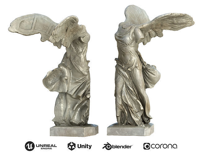 3D model Statue 04 VR / AR / low-poly | CGTrader