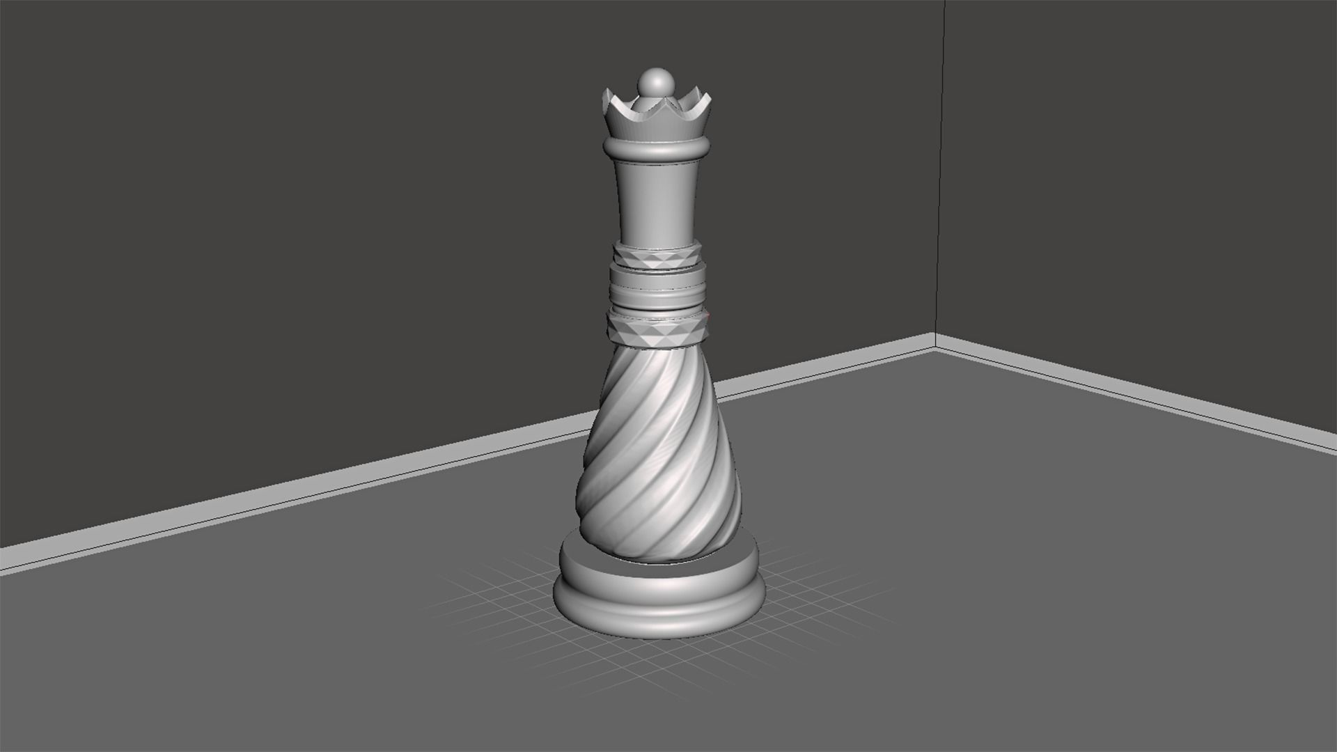 Queen 3D Luxury Chess Pieces 3D Print Model 3D model 3D printable ...