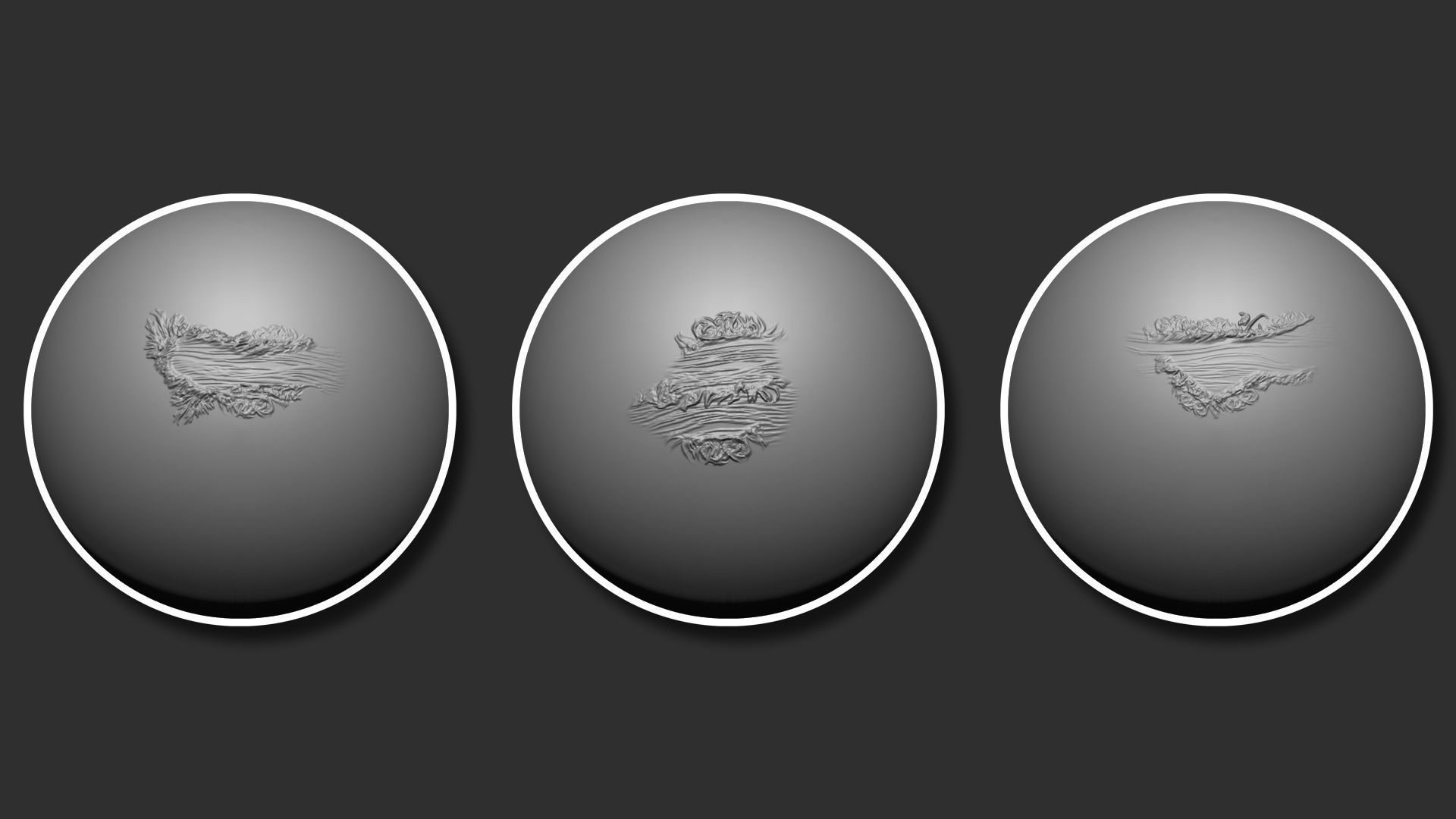 400 Torn Fabric Brushes Alpha IMM Brush Collection 3D model | CGTrader