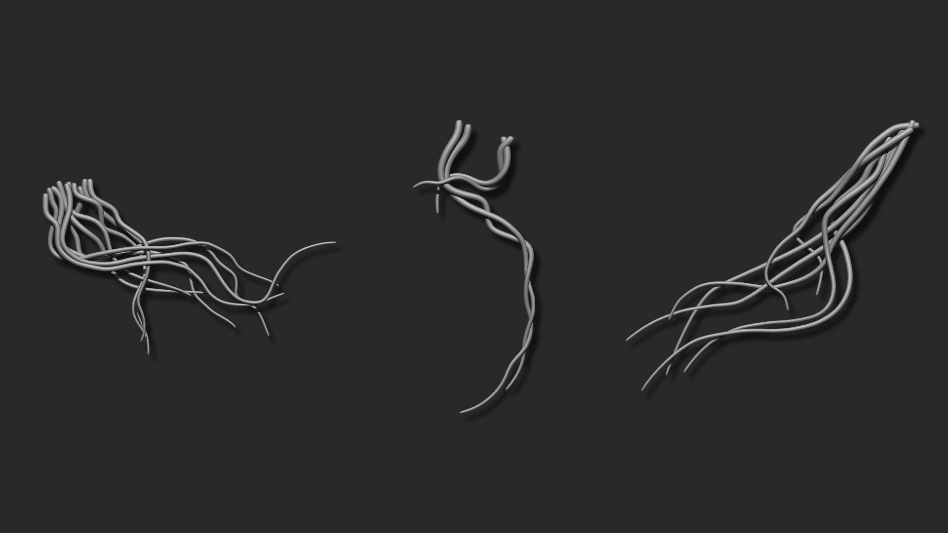 400 Torn Fabric Brushes Alpha IMM Brush Collection 3D model | CGTrader