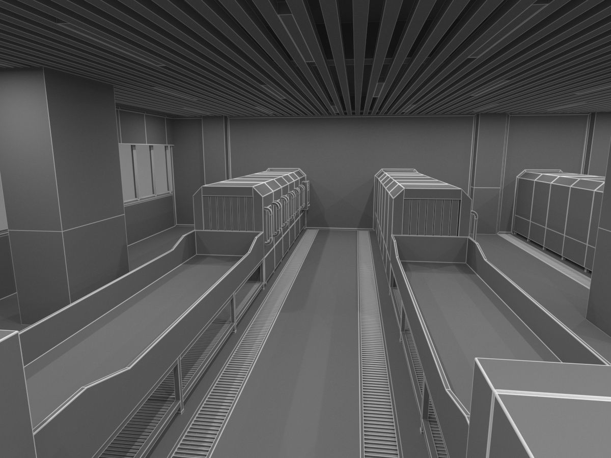 Factory Interior 3D model | CGTrader