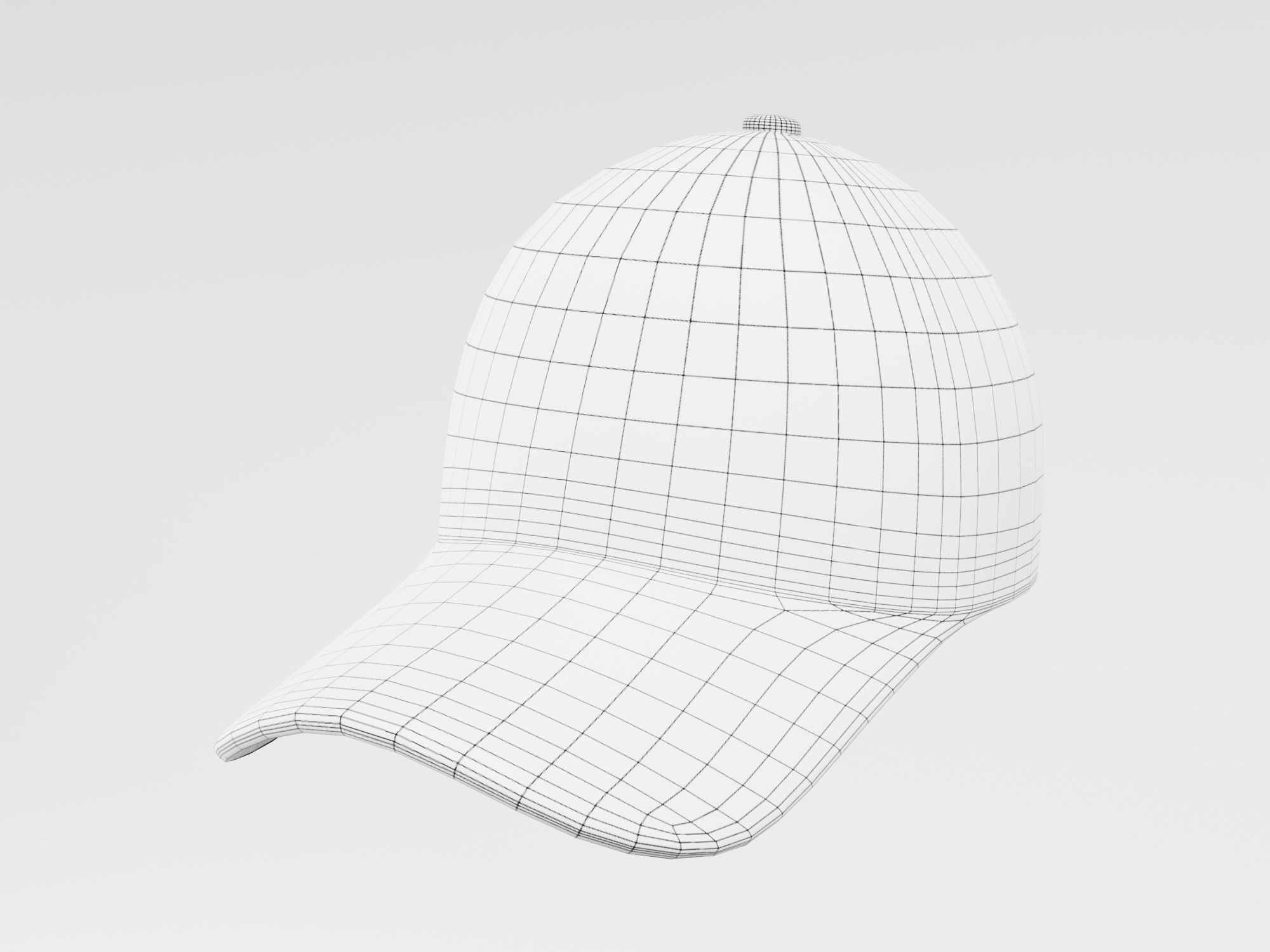 3D model Baseball Cap Embroidery 1989 - PBR textures 4K Red VR / AR ...