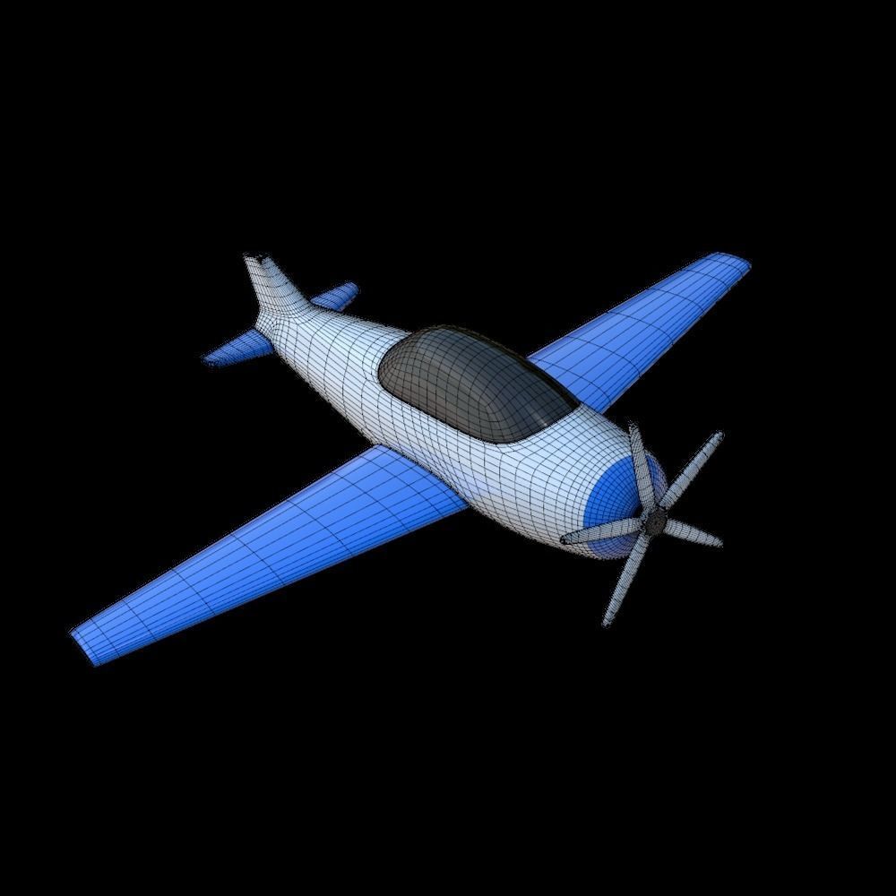 light - engine aircraft 3D model 3D printable | CGTrader