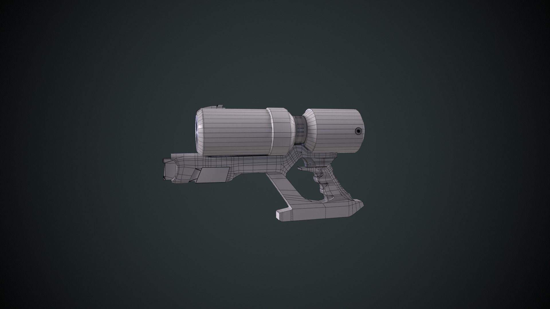 3D model Sci-Fi Plasma-Gun VR / AR / low-poly | CGTrader