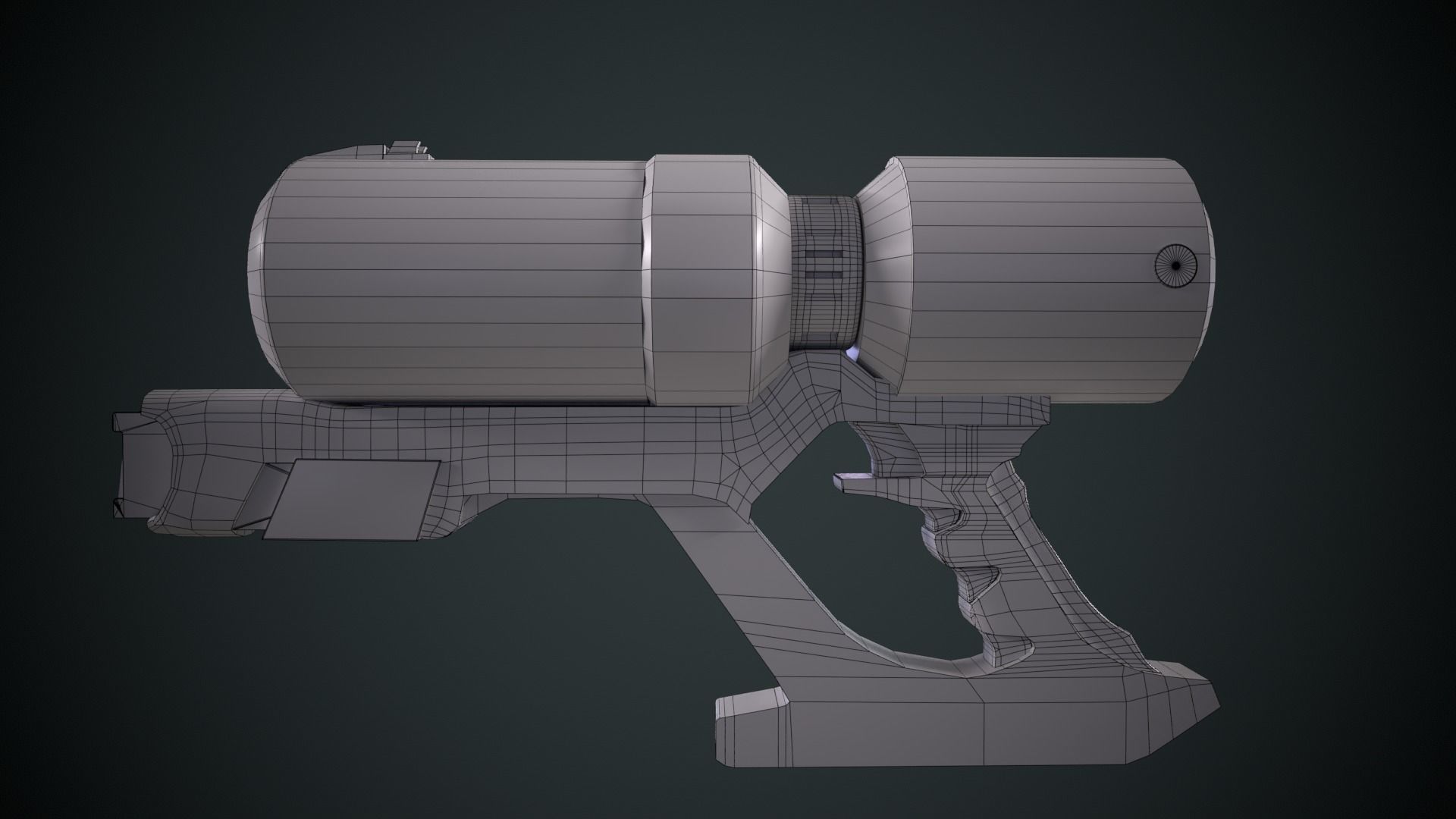 3D model Sci-Fi Plasma-Gun VR / AR / low-poly | CGTrader