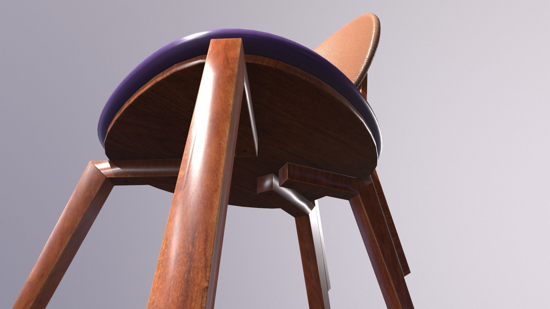 3D model Contemporary Round Chair 3D model VR / AR / low-poly | CGTrader