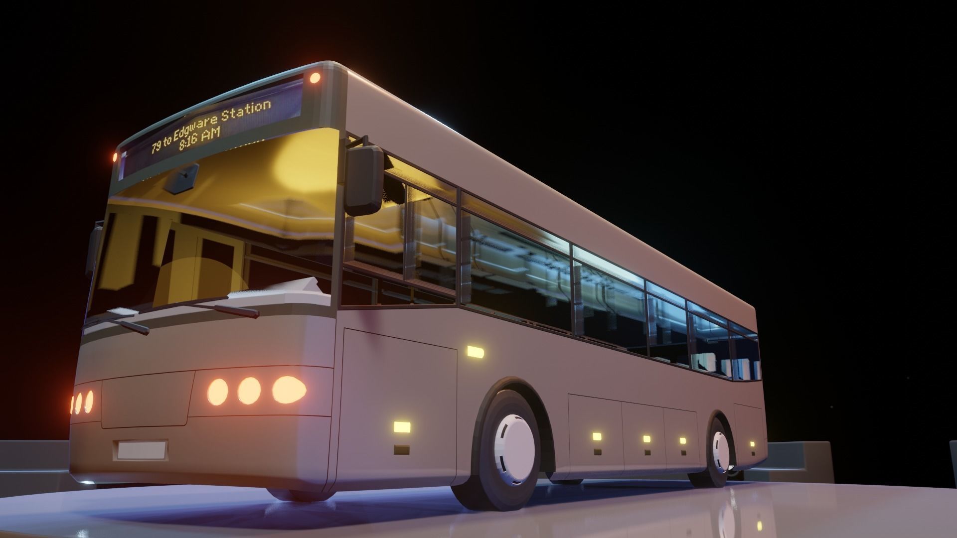 City Metro Bus 3D model | CGTrader