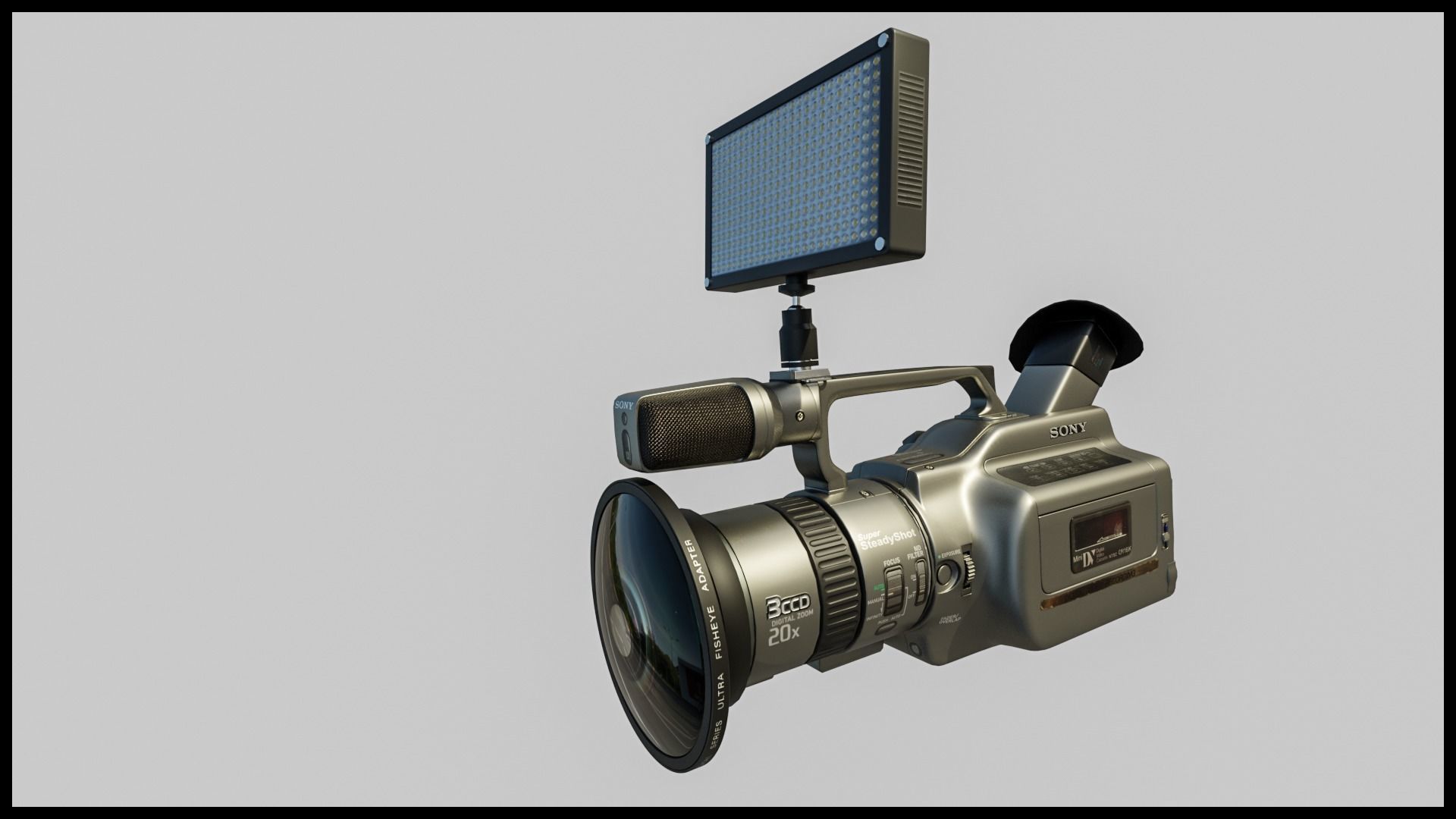 3D model Sony Vx1000 VR / AR / low-poly | CGTrader