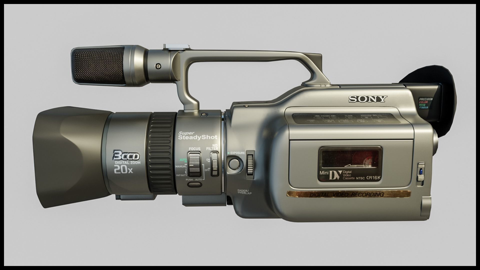 3D model Sony Vx1000 VR / AR / low-poly | CGTrader