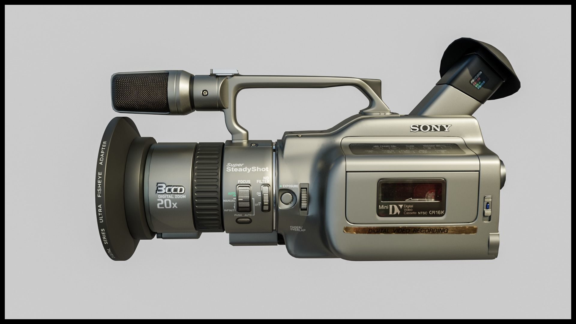 3D model Sony Vx1000 VR / AR / low-poly | CGTrader