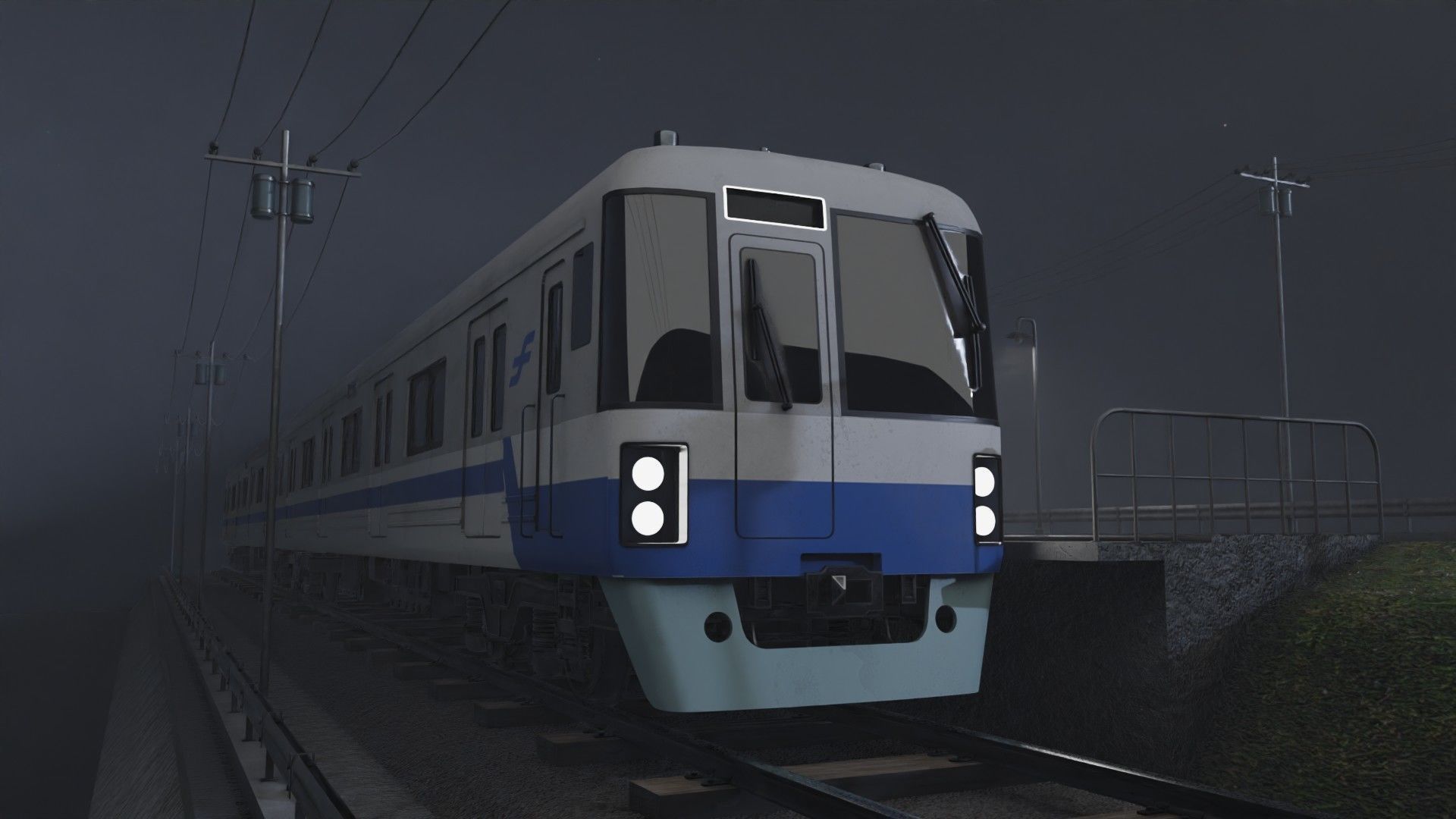 3D model japan train fukuoka subway 1000 VR / AR / low-poly | CGTrader