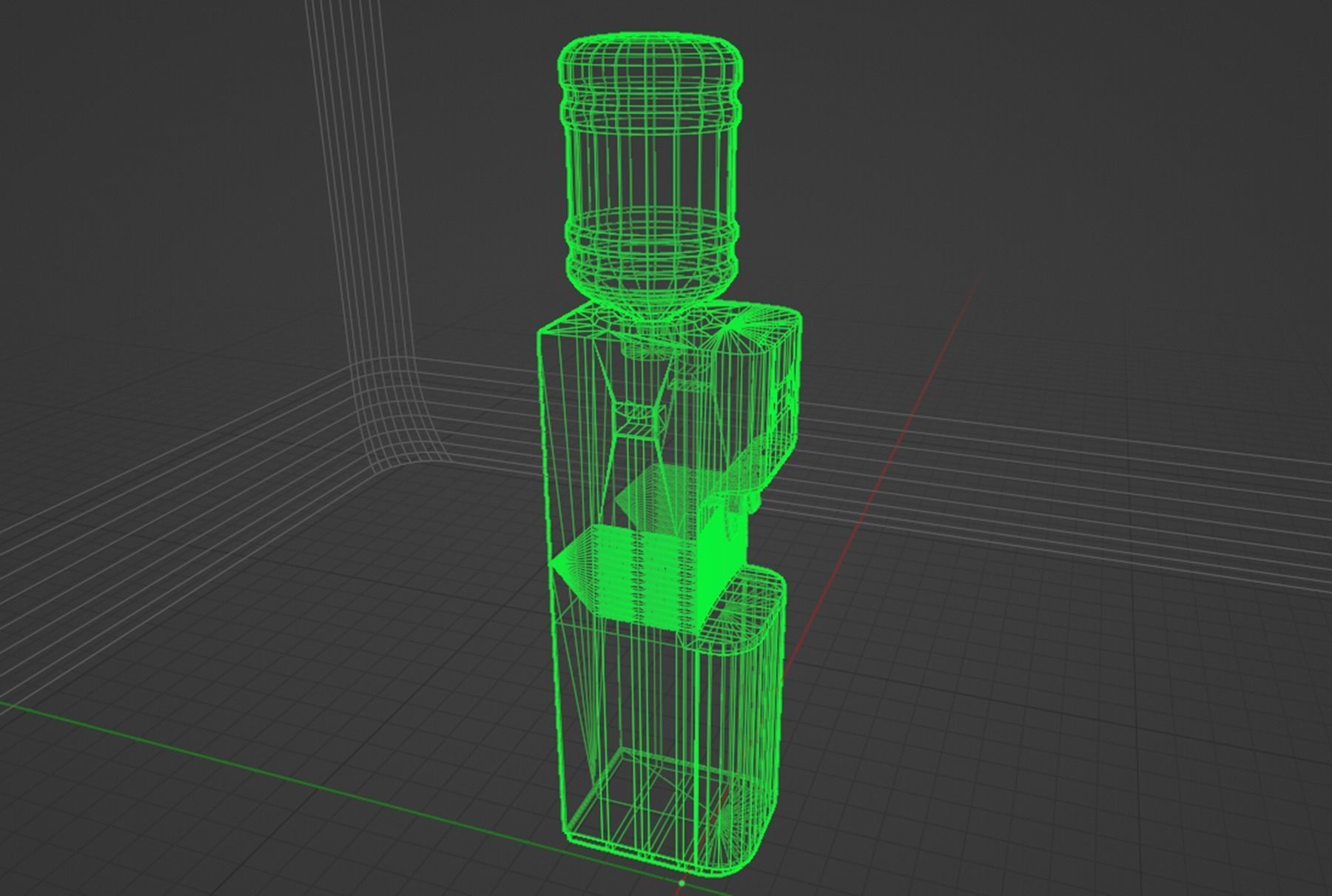 3D model Water Cooler Low-poly 3D model VR / AR / low-poly | CGTrader