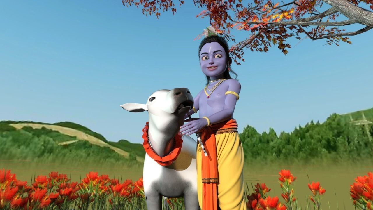 3D model 3D-Krisno lord krishna VR / AR / low-poly | CGTrader