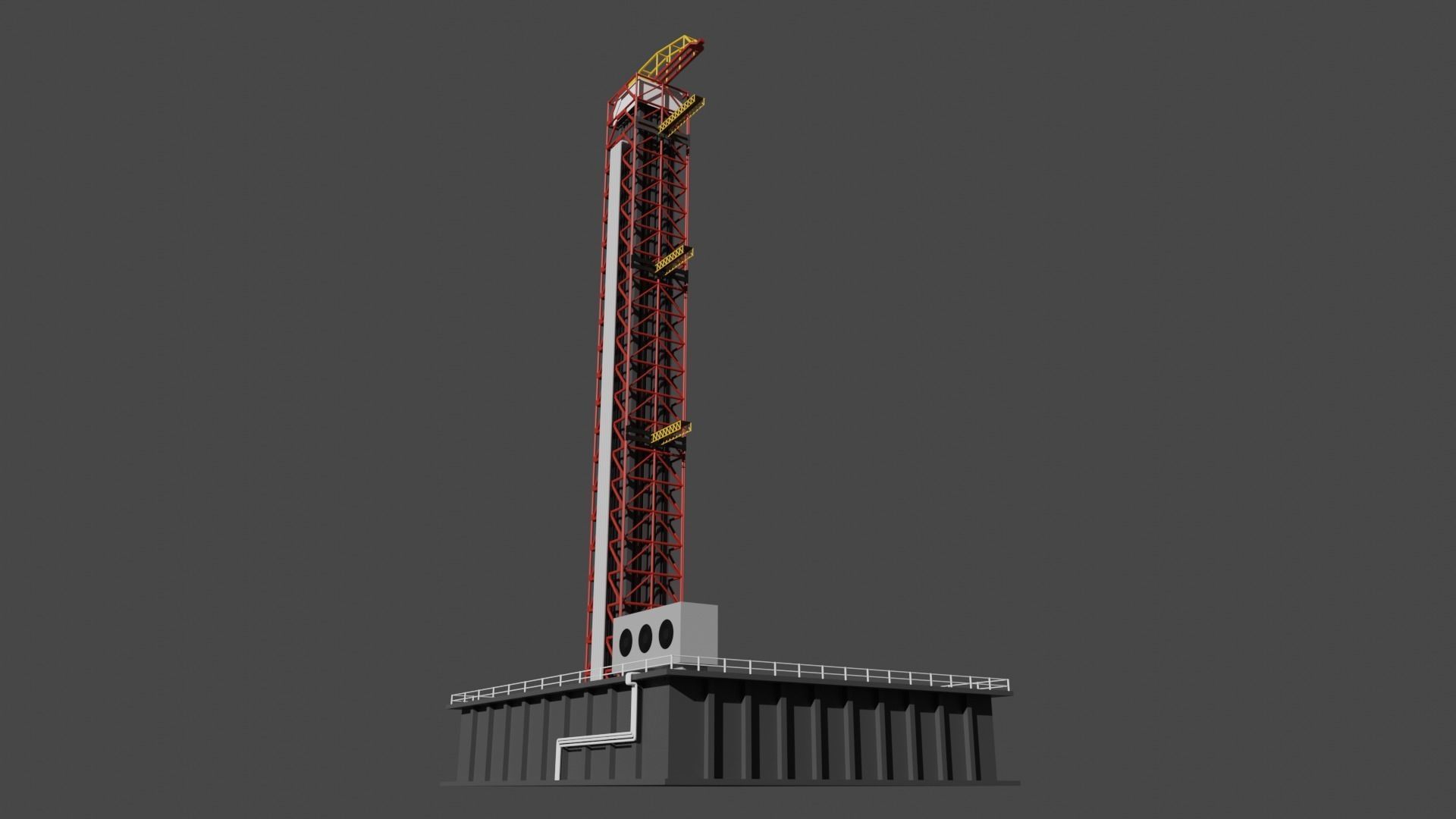 Rocket Launch pad free 3D model | CGTrader