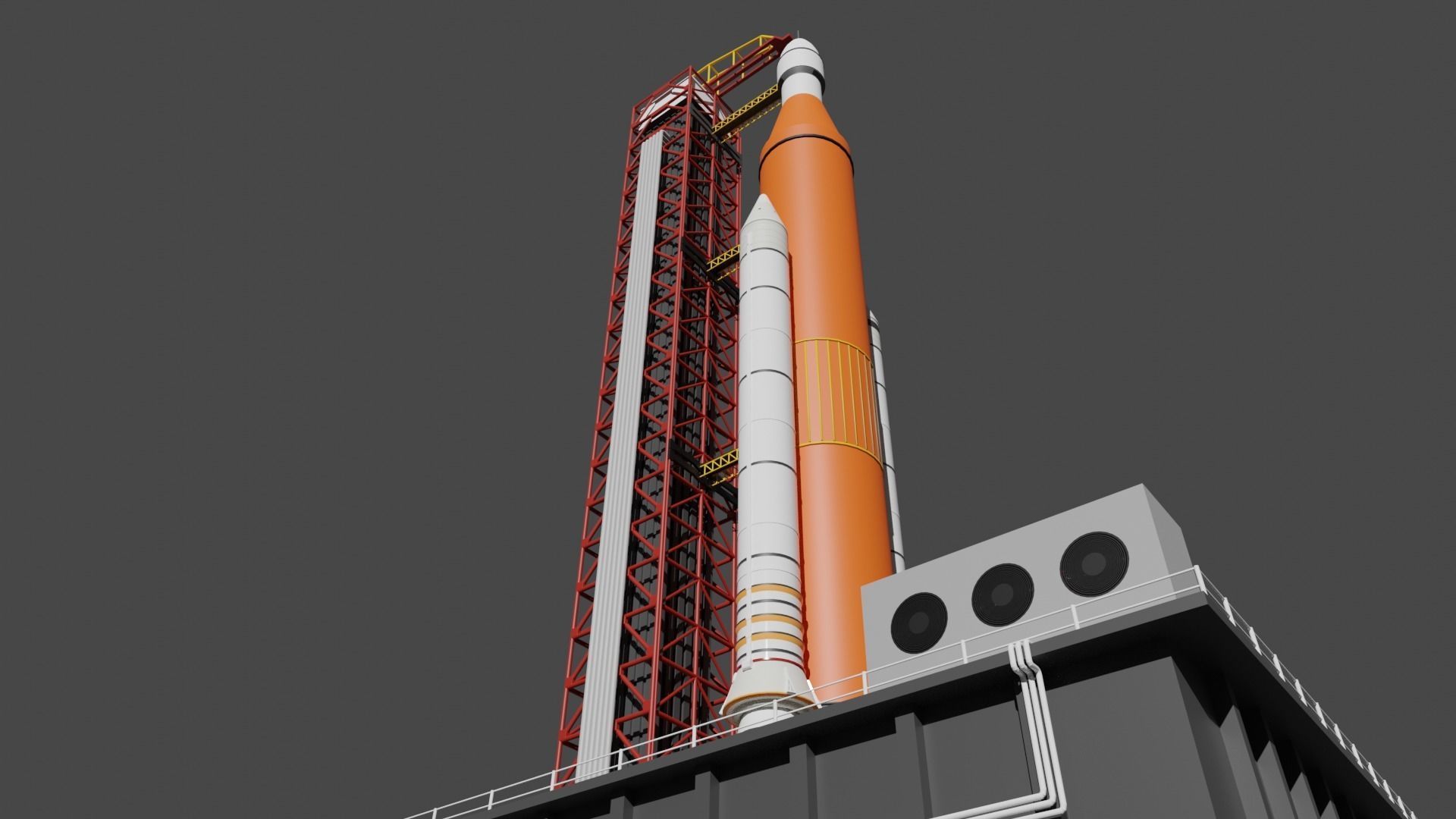 Rocket Launch pad free 3D model | CGTrader