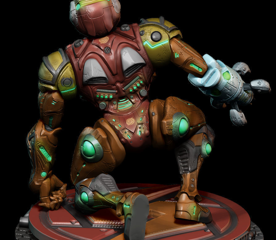 Samus Super Metroid 3D model | CGTrader