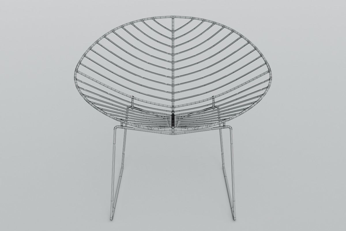 Wireframe furniture set 3D model | CGTrader