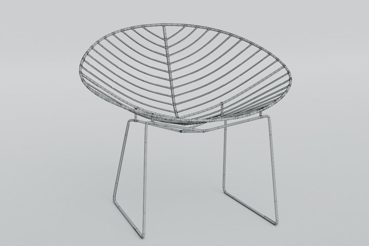 Wireframe furniture set 3D model | CGTrader