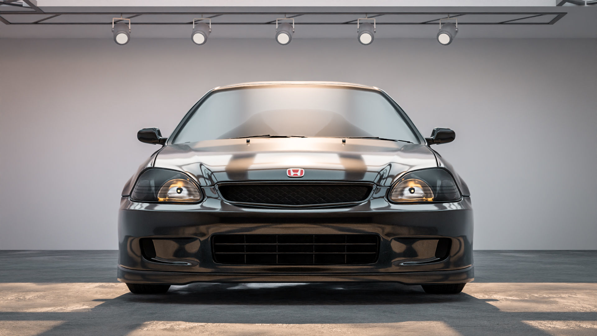 3D model Honda Civic Type R EK9 VR / AR / low-poly | CGTrader