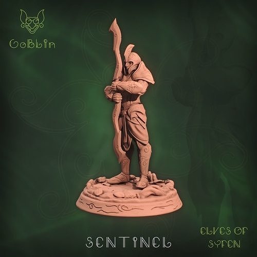 SENTINEL 3 MALE - Elves of Syfen 3D model 3D printable | CGTrader