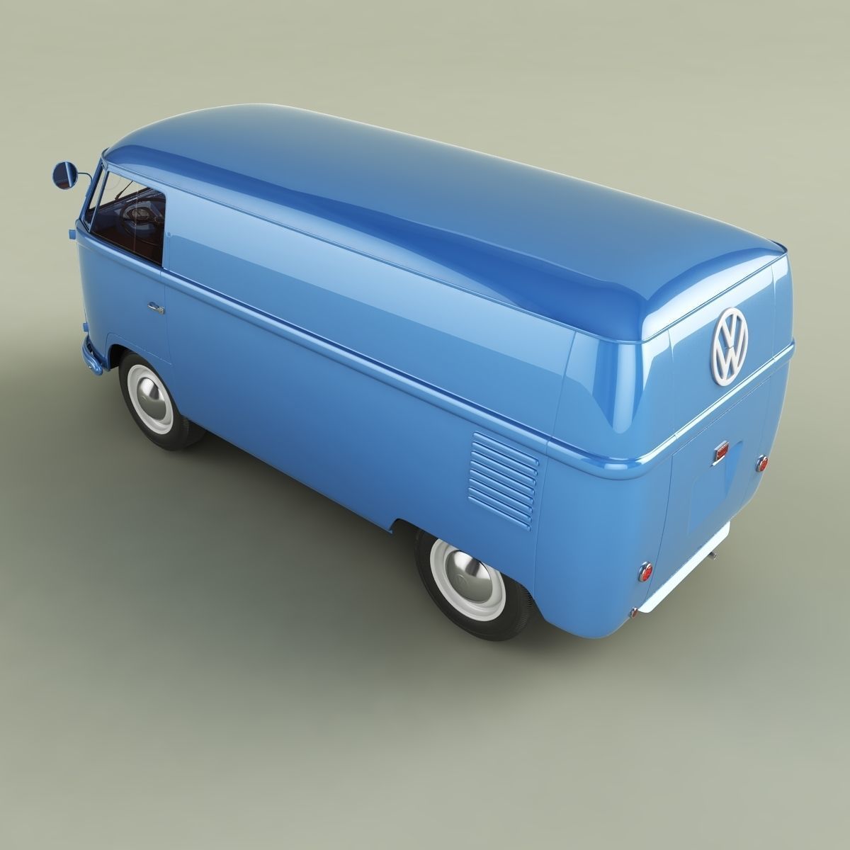 Volkswagen Type 2 van T1 3D model | CGTrader