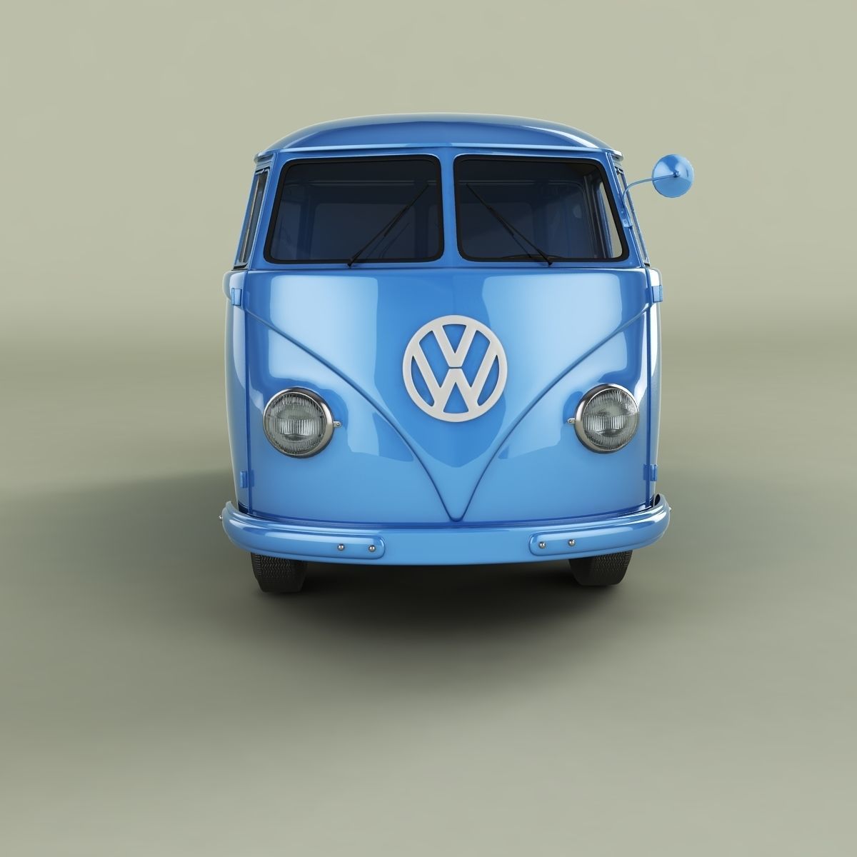 Volkswagen Type 2 van T1 3D model | CGTrader