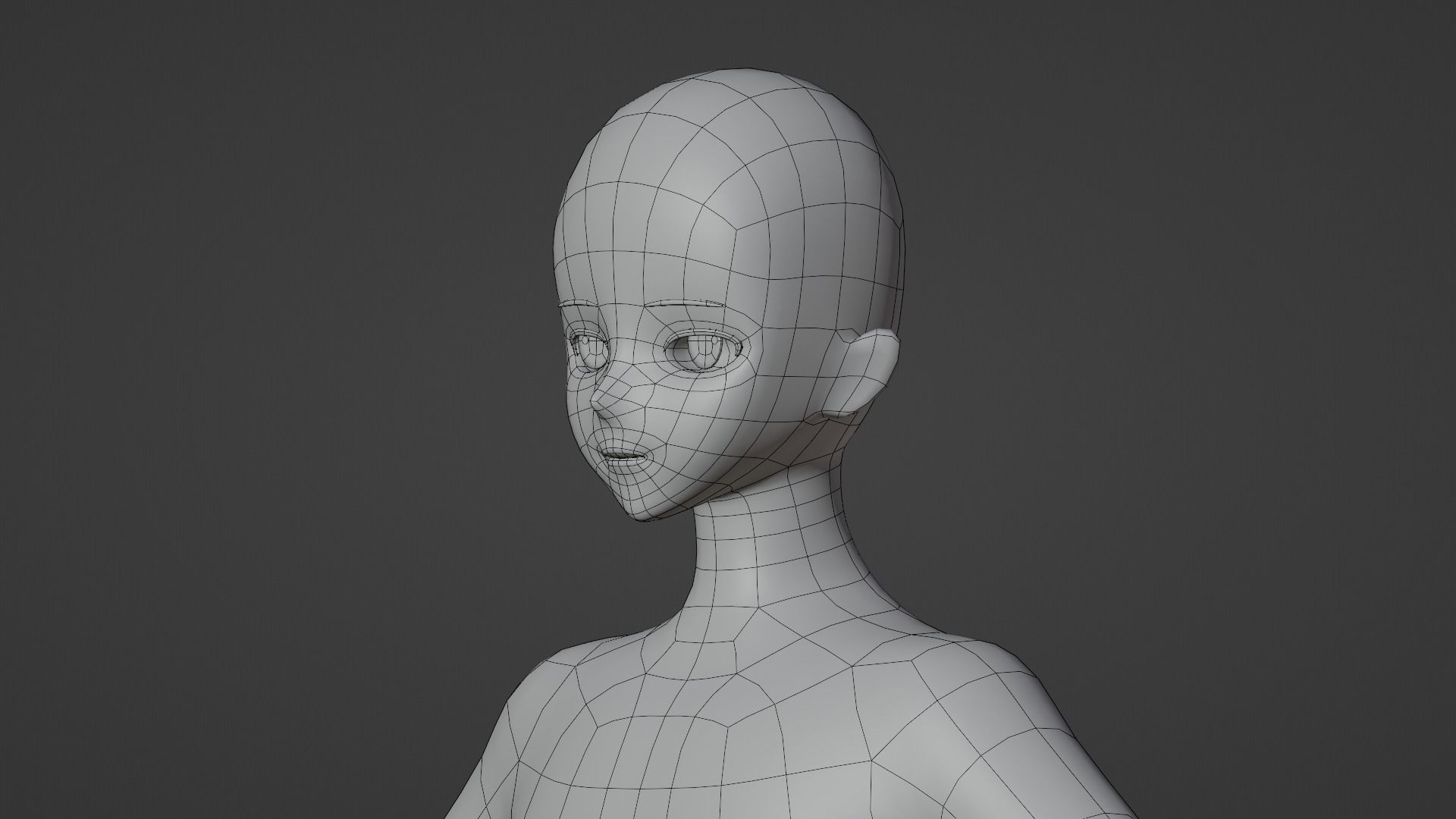 3D model Anime Male Base model VR / AR / low-poly | CGTrader