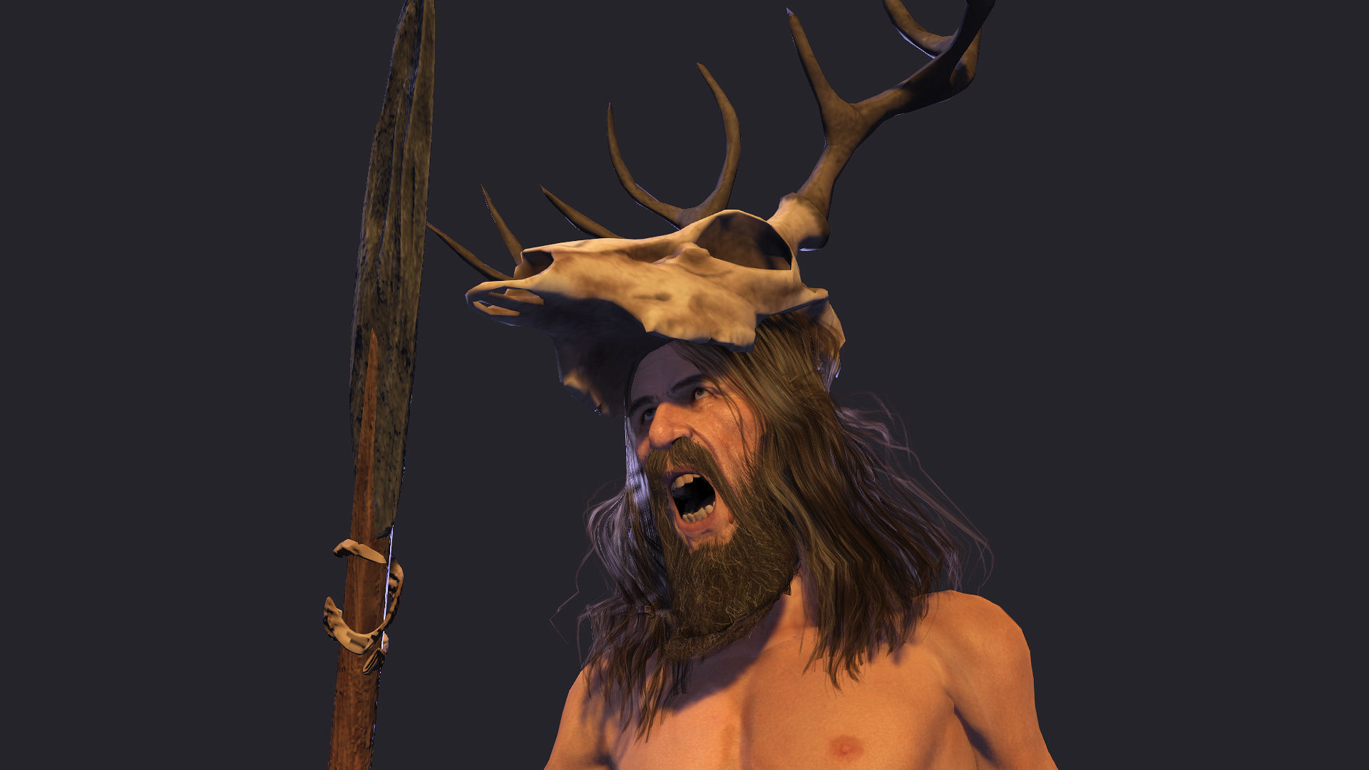 Caveman High quality character full Rigged and Animated 3D model ...