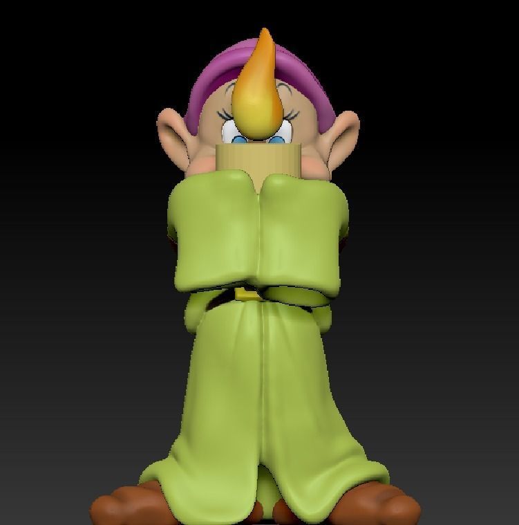 dwarf DOPEY 3D model 3D printable | CGTrader