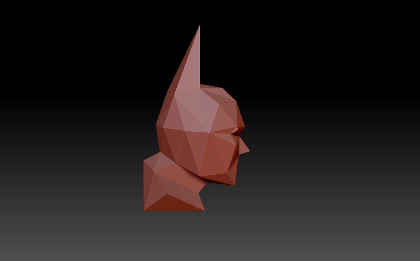 Batman head 3D model 3D printable | CGTrader