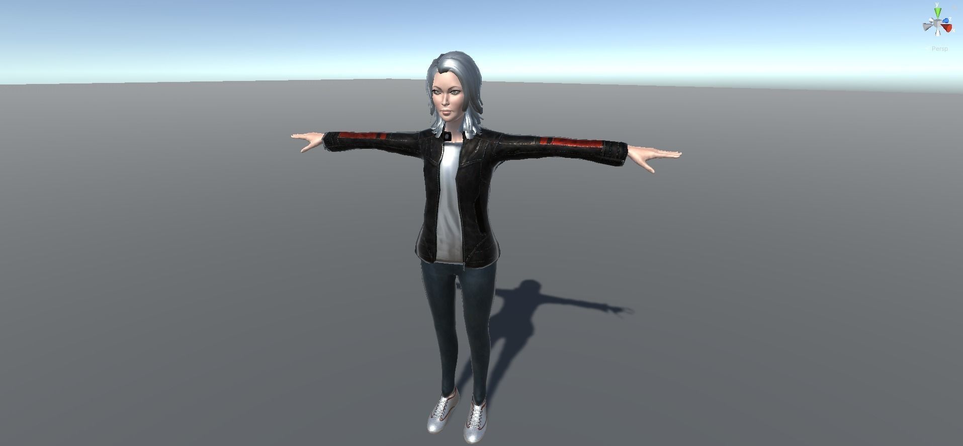 3D model Aimee - animated rigged woman VR / AR / low-poly | CGTrader